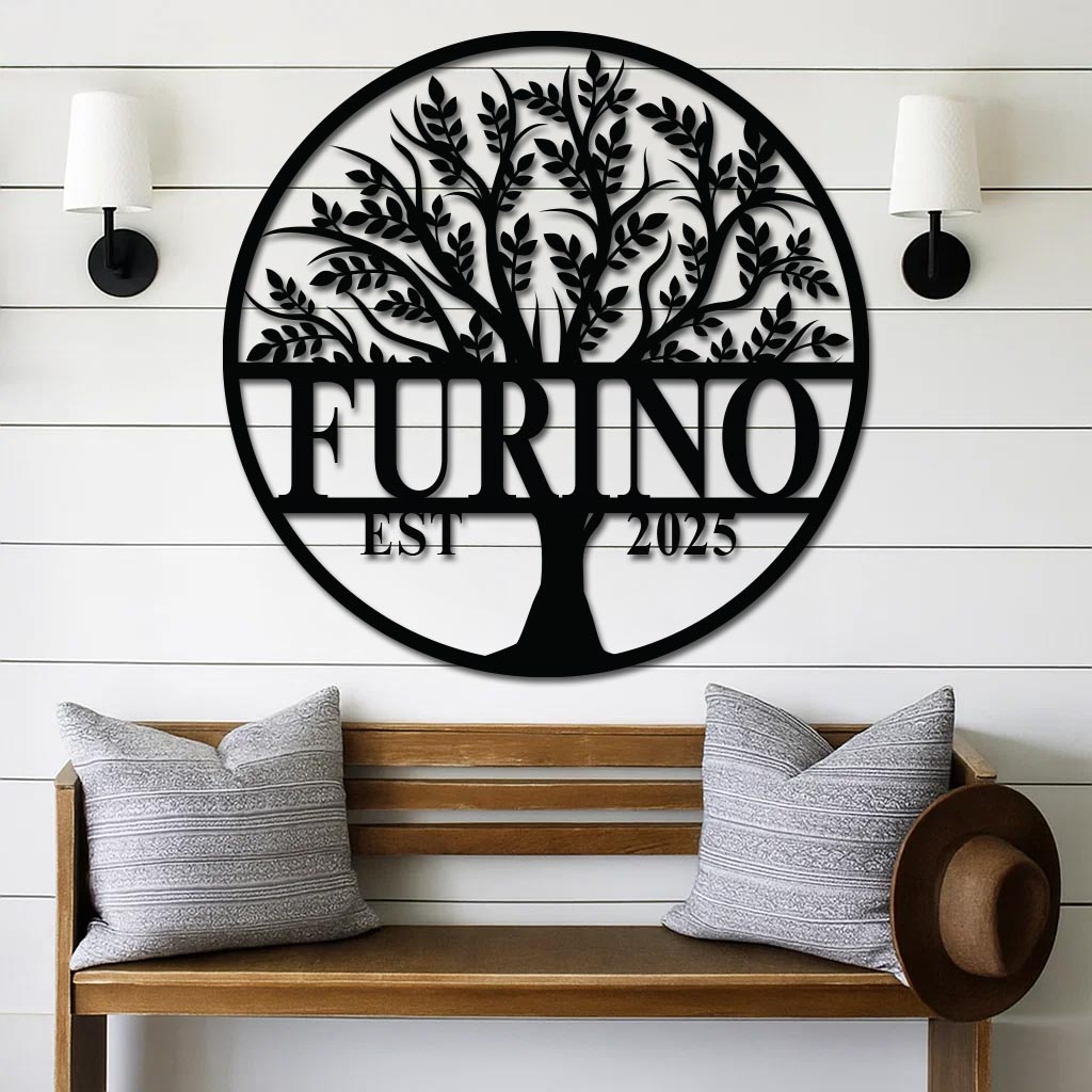 Family Established Signs – Apex Metal Signs