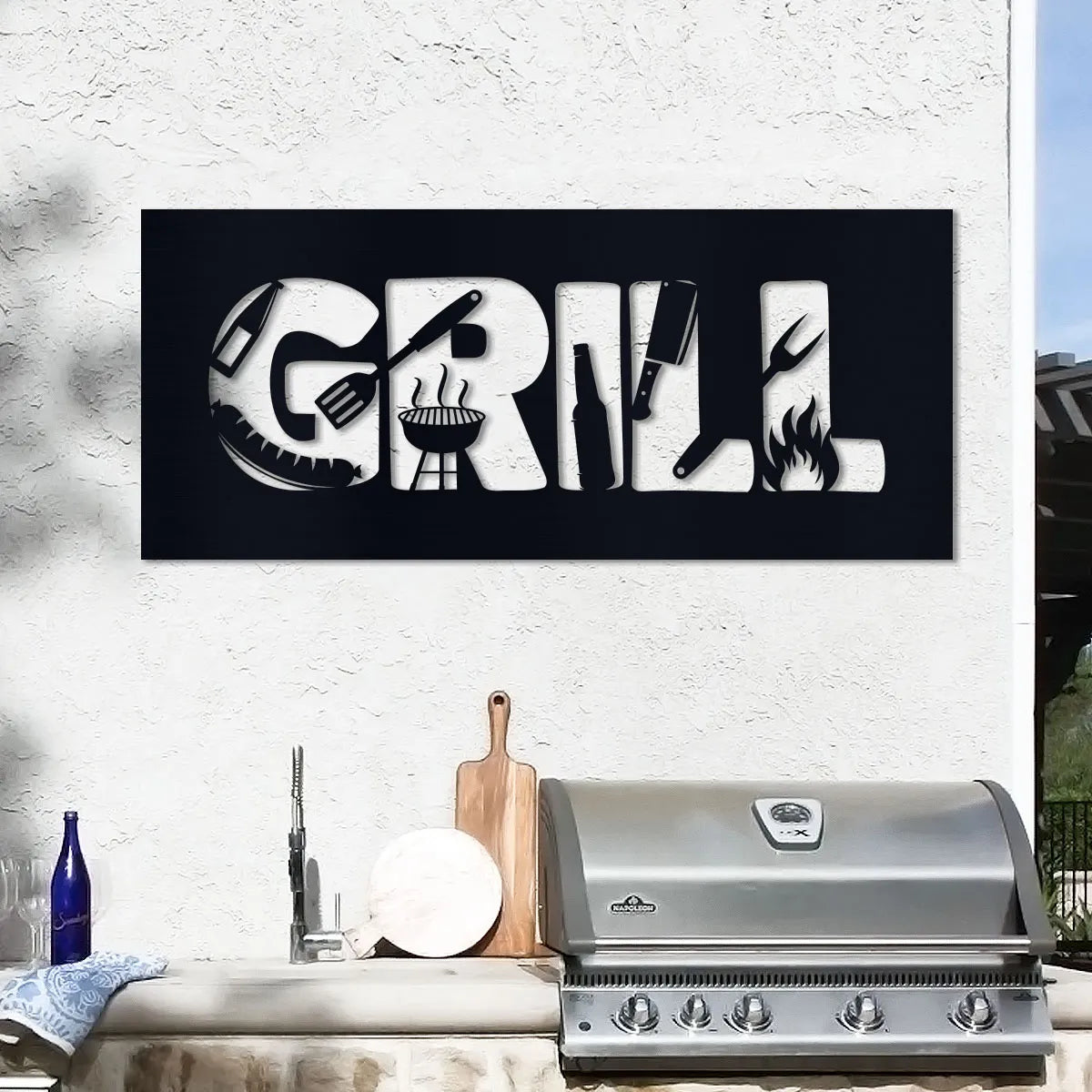 Grill Sign – Apex Metal Signs