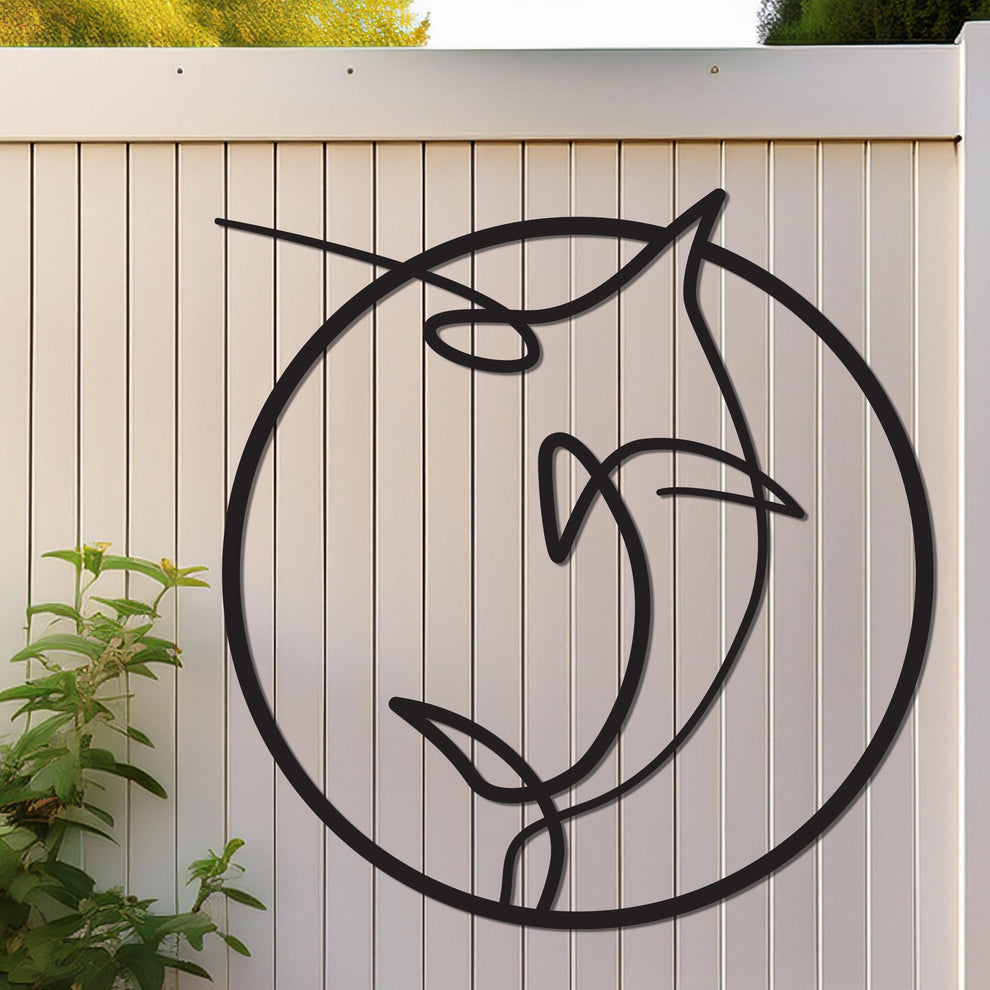 Marlin Sign - Custom 16-Gauge Steel Plaque | Apex Metal Signs